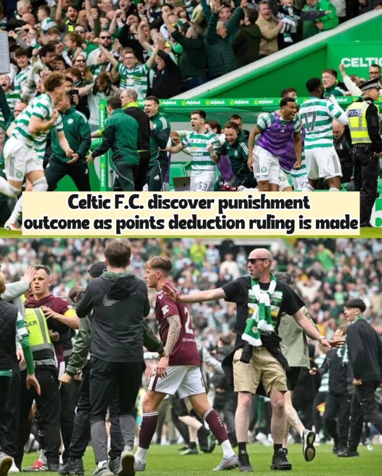 Decision reached on Celtic F.C. sanctions following Hearts pitch ...